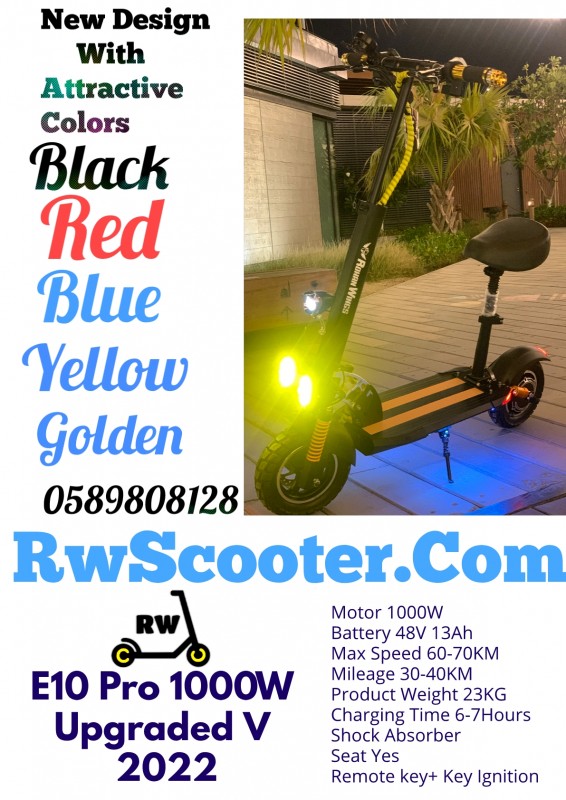 RW HIGH SPEED ELECTRIC SCOOTER OFFROAD E10 PRO 2022